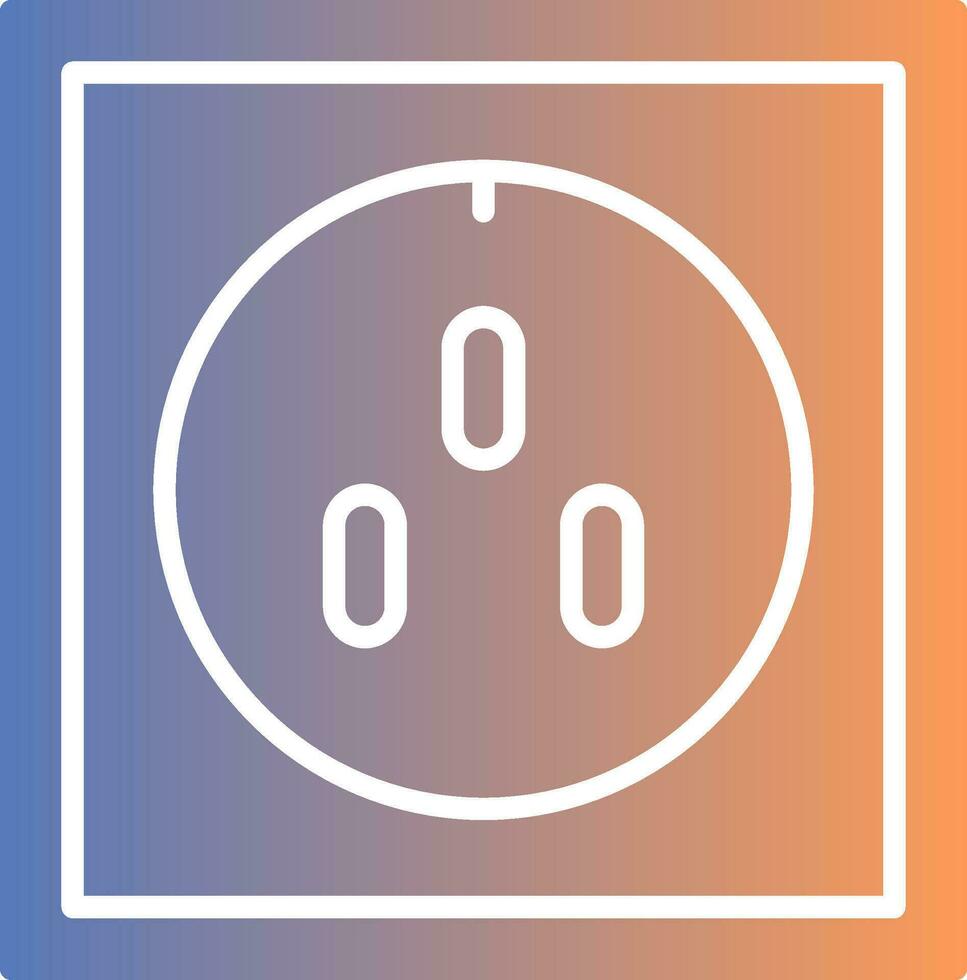 Socket Gradient Icon 36960156 Vector Art at Vecteezy