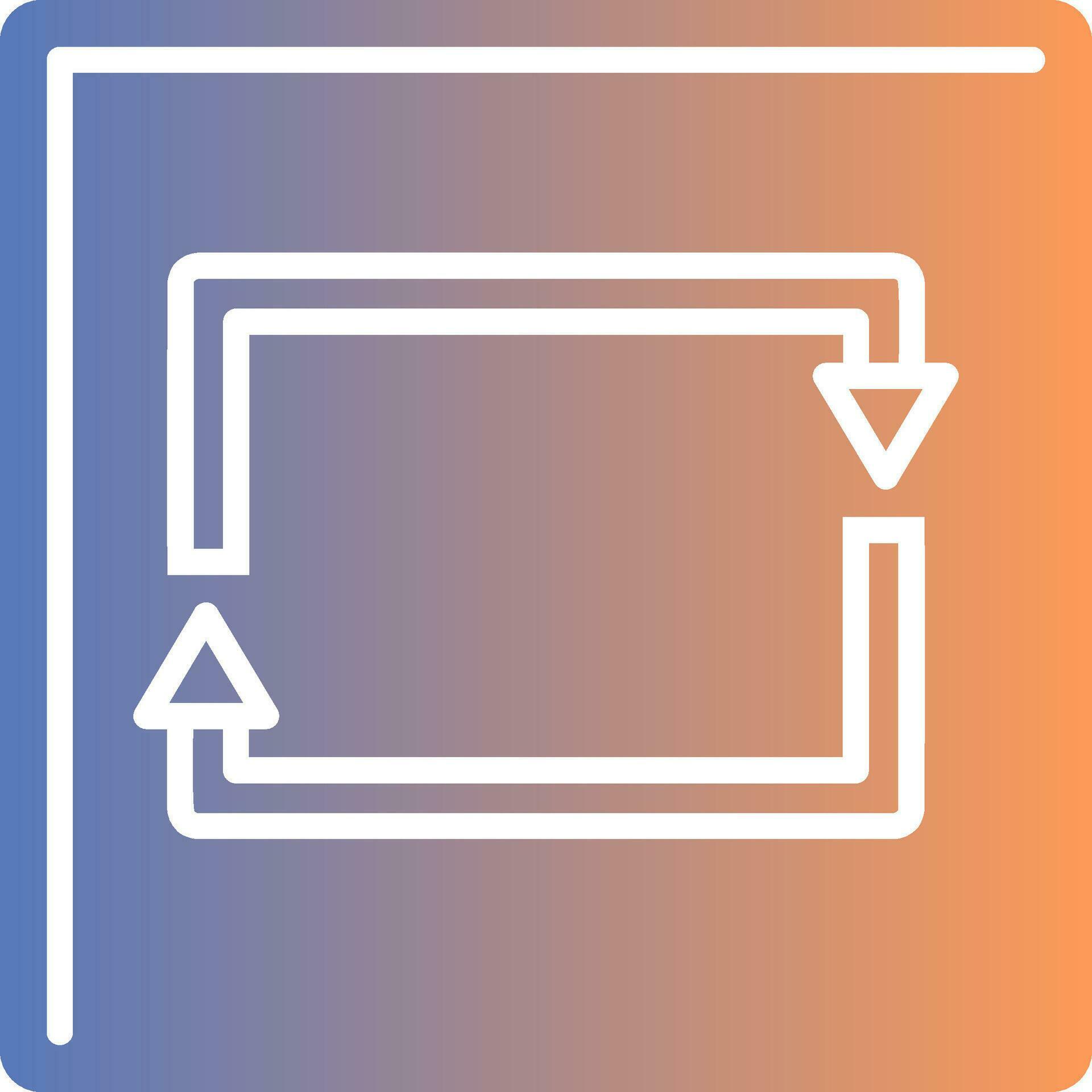Rectangular Arrow Gradient Icon 36960253 Vector Art at Vecteezy
