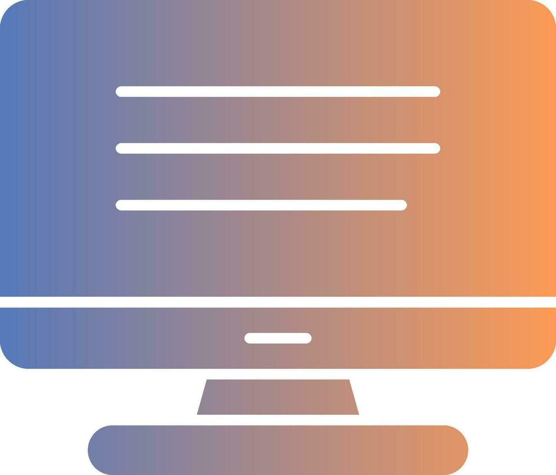 Computer Gradient Icon 36961415 Vector Art at Vecteezy