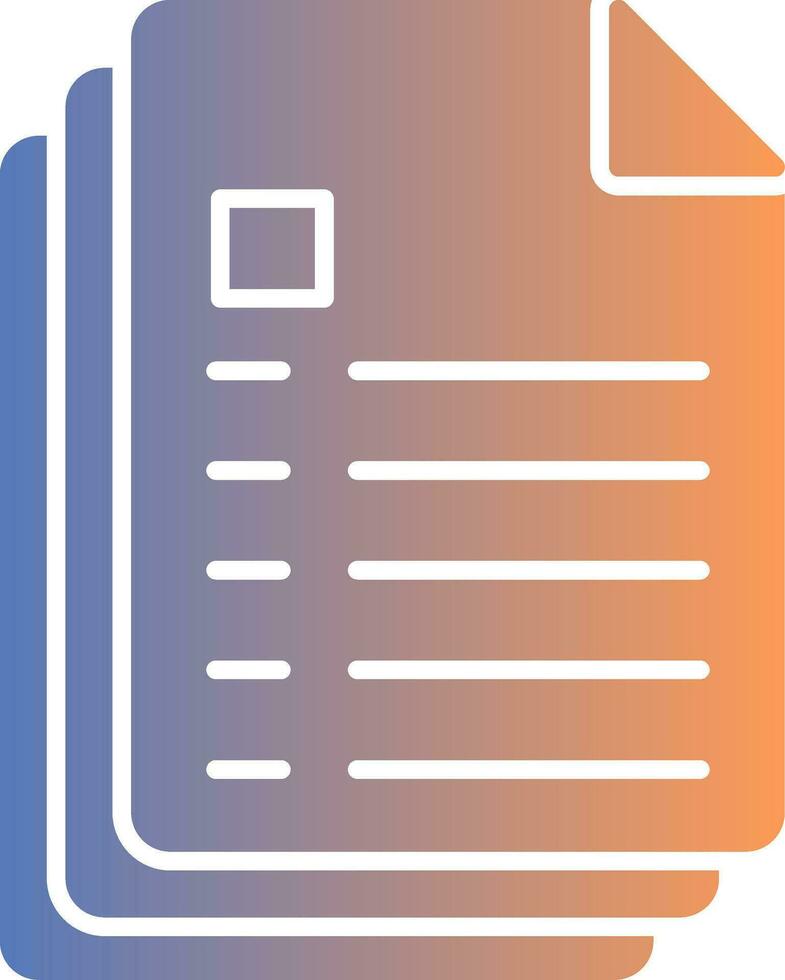 Files Gradient Icon 36961670 Vector Art at Vecteezy