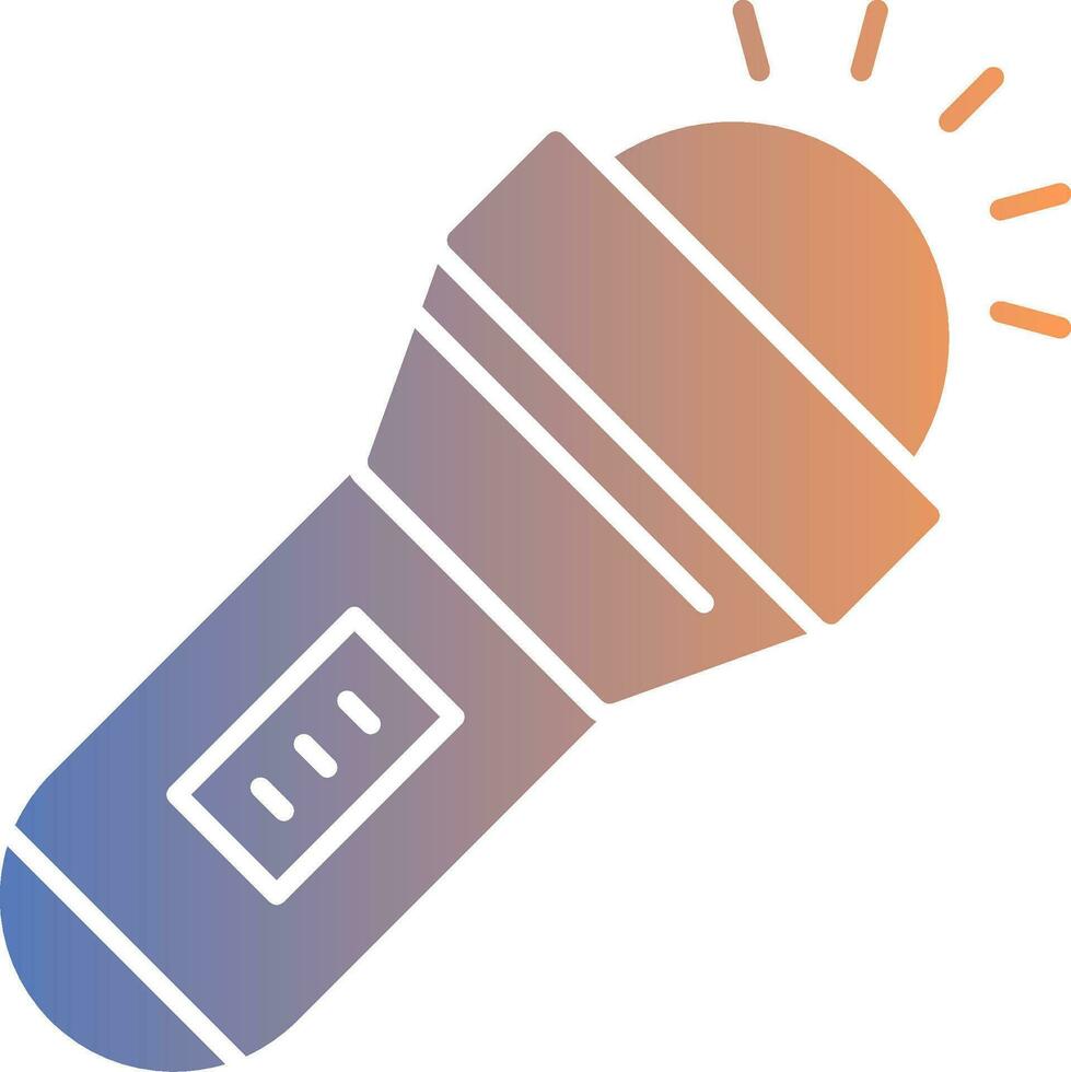 Torch Gradient Icon 36962133 Vector Art at Vecteezy