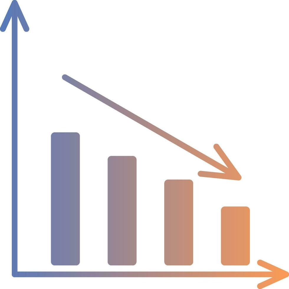 Bar Chart Gradient Icon 36962549 Vector Art at Vecteezy