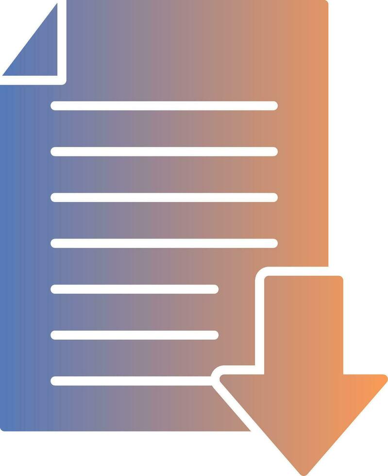 Export File Gradient Icon 36962706 Vector Art At Vecteezy