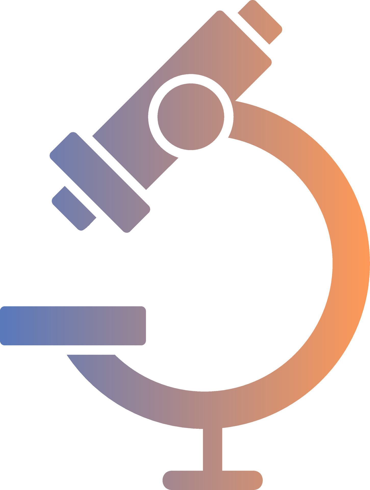 Microscope Gradient Icon 36962709 Vector Art at Vecteezy