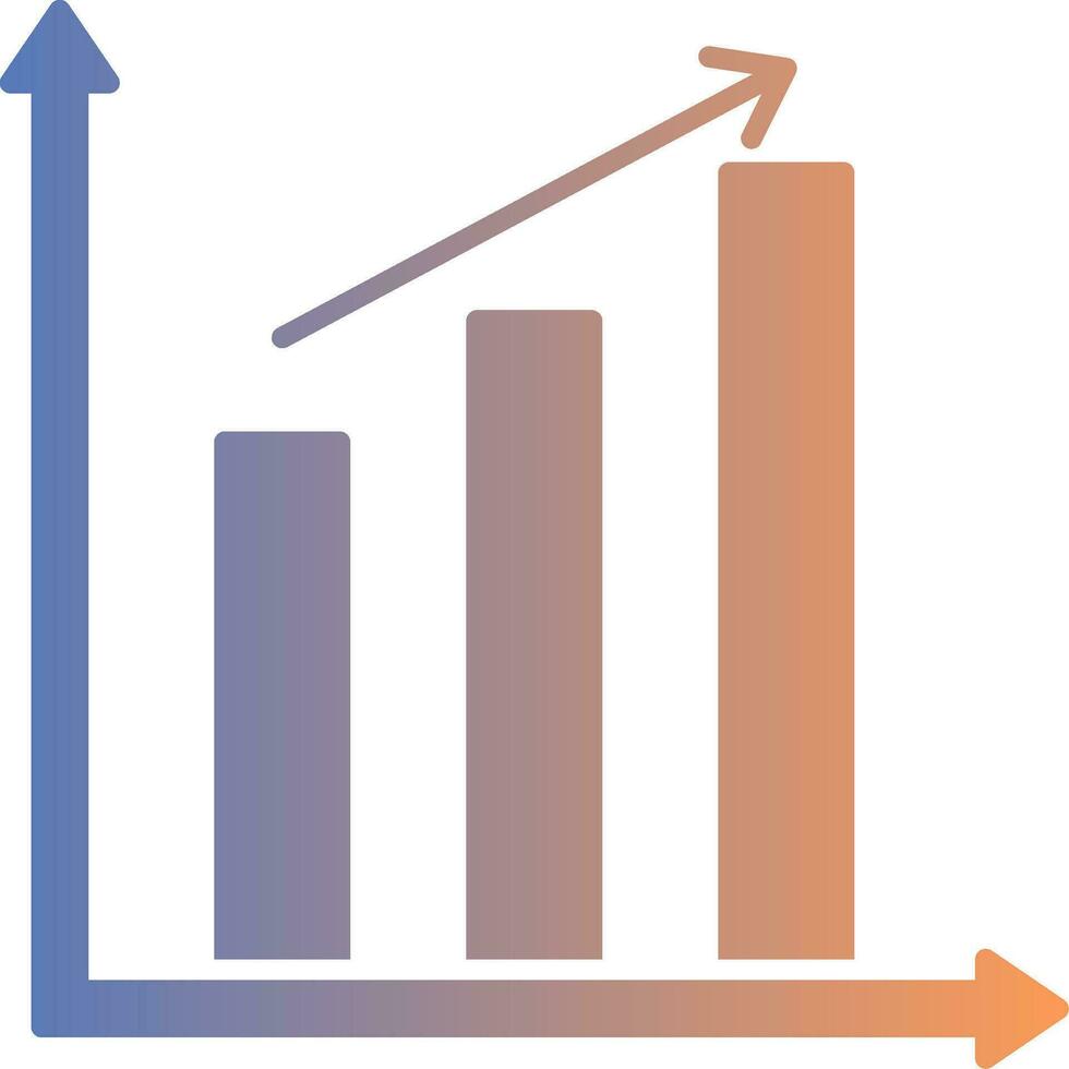 Bar Chart Gradient Icon 36963032 Vector Art at Vecteezy