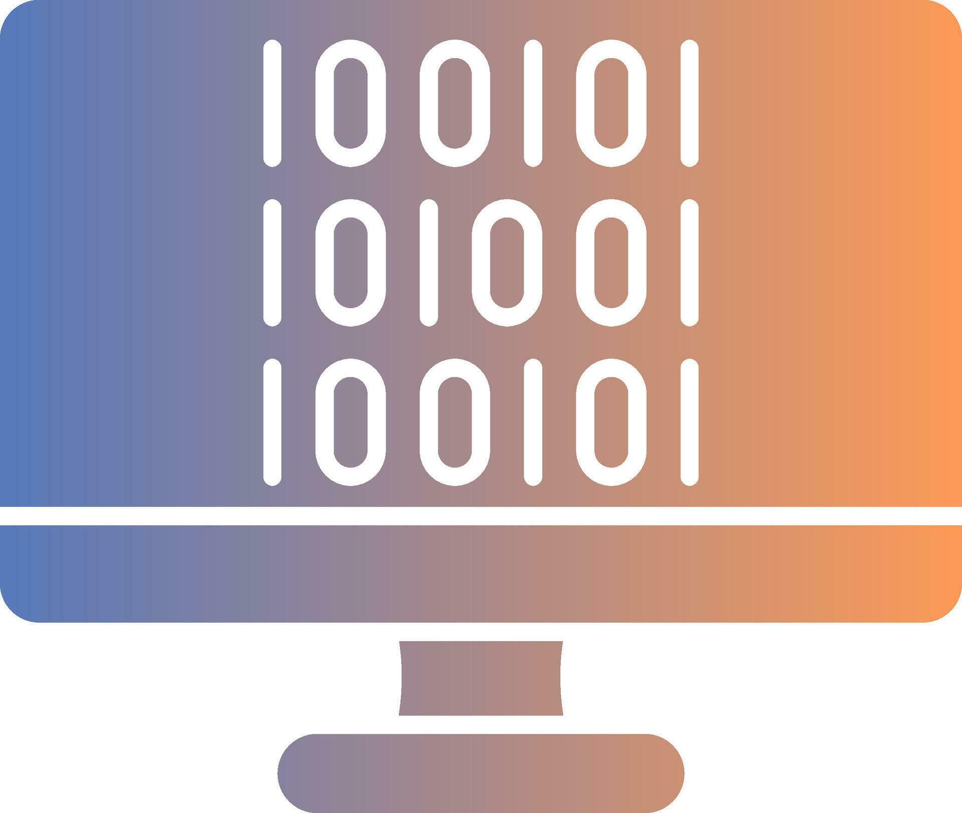 Binary Code Gradient Icon 36963062 Vector Art at Vecteezy