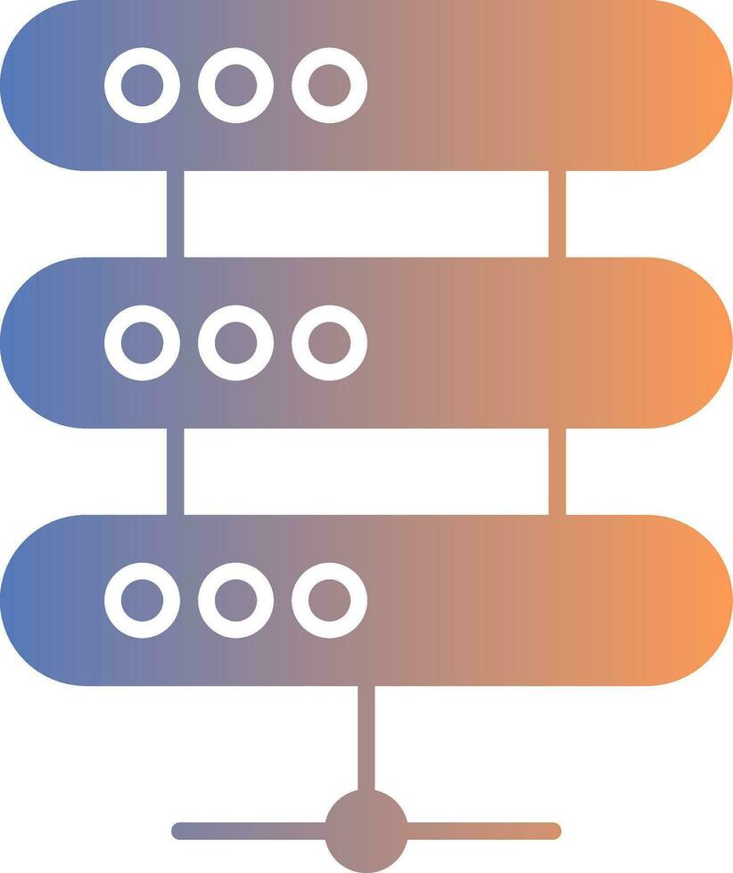 Server Gradient Icon 36963087 Vector Art at Vecteezy