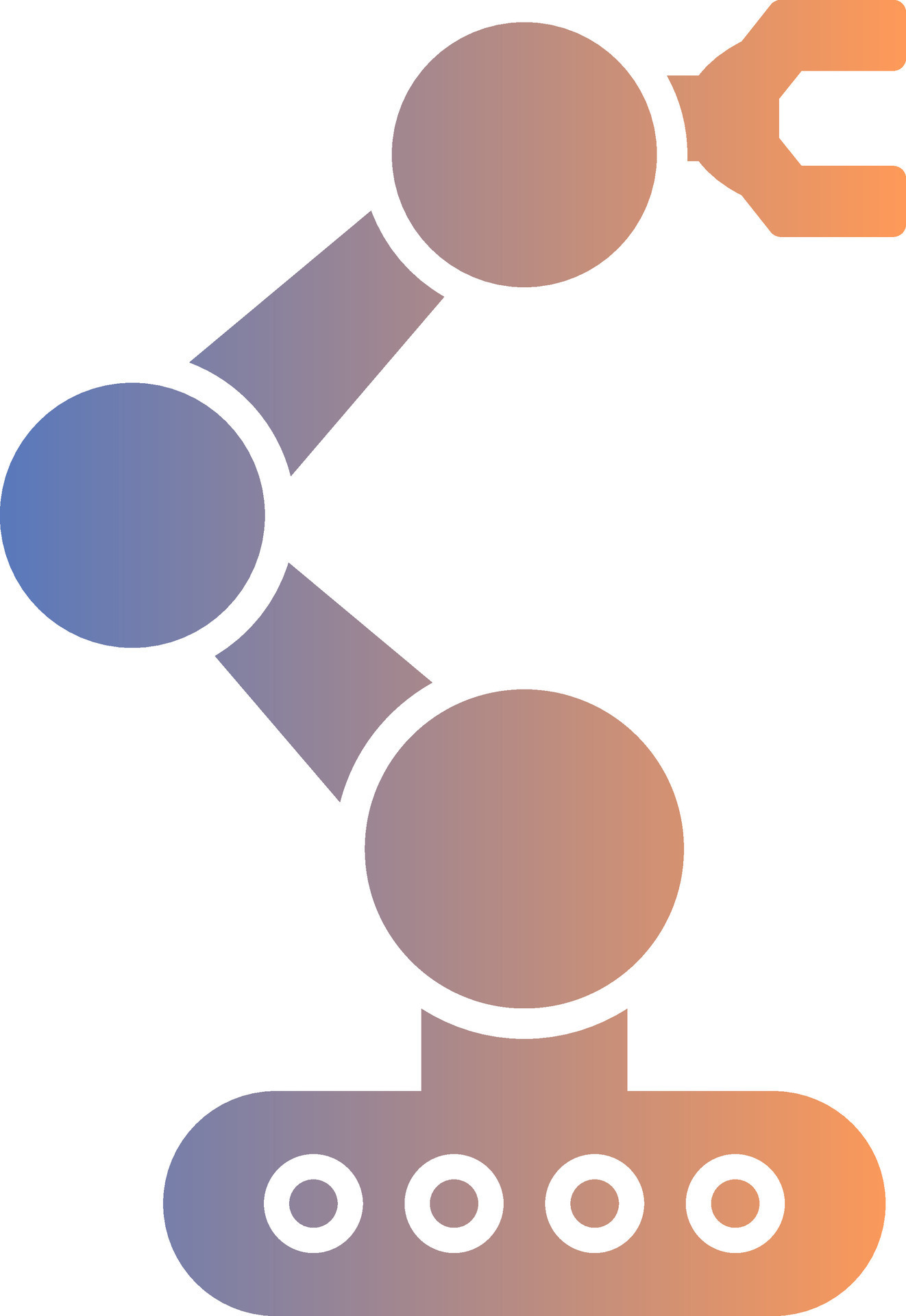 Robotics Gradient Icon 36963445 Vector Art at Vecteezy