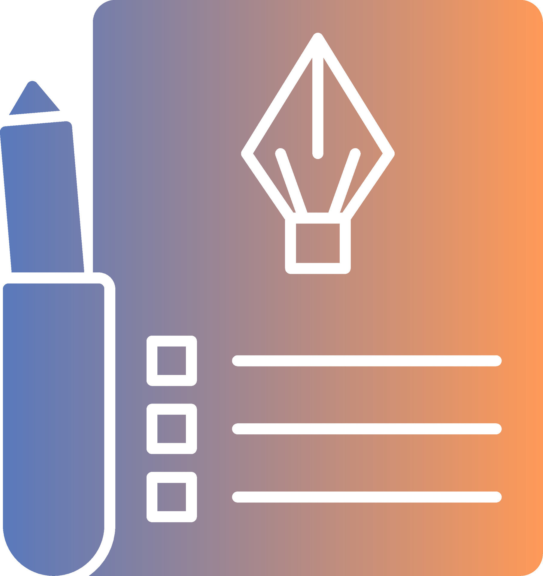 Tasks Gradient Icon 36963717 Vector Art at Vecteezy