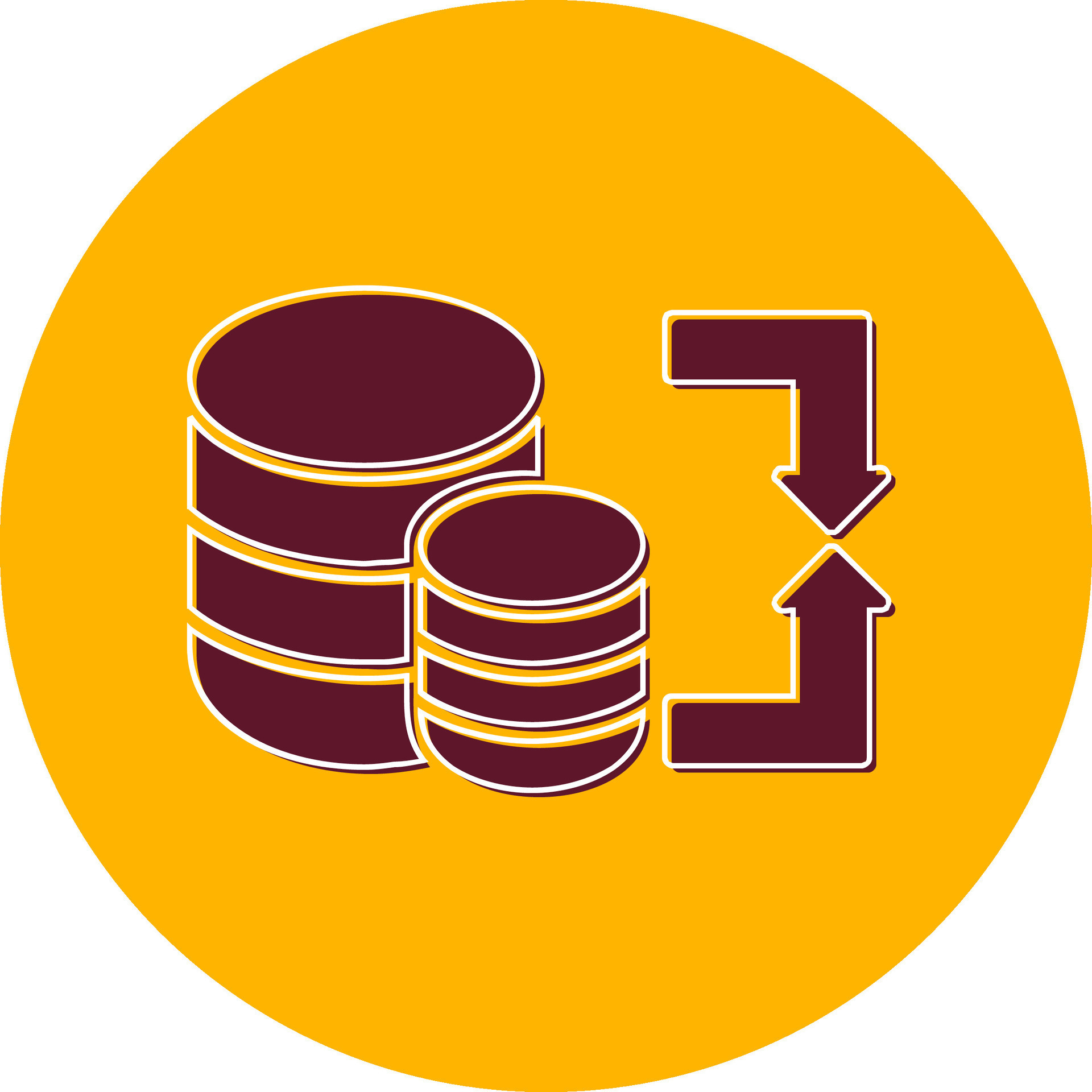 Data Migration Vector Icon 36964436 Vector Art At Vecteezy