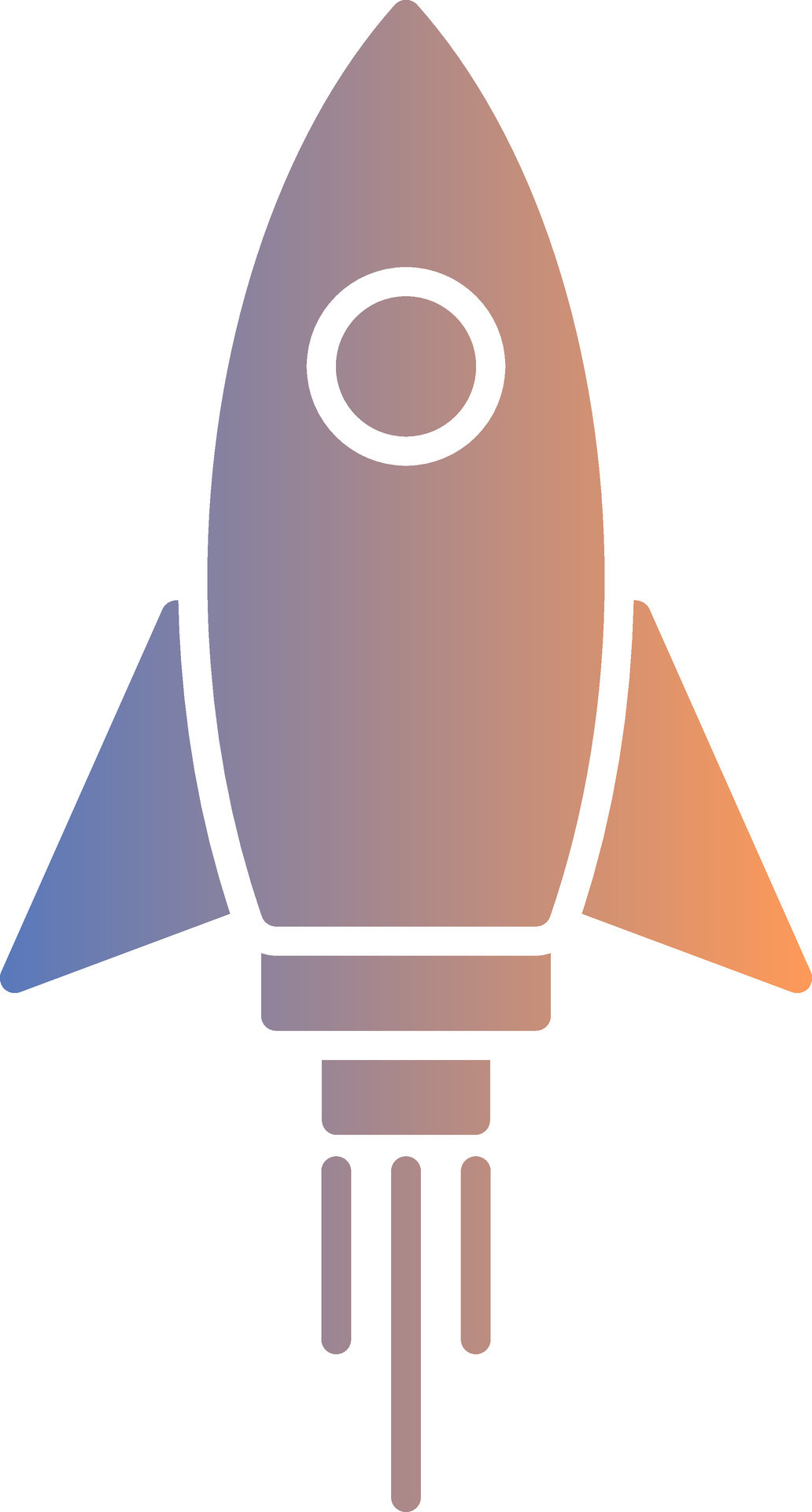 Rocket Gradient Icon 36964521 Vector Art at Vecteezy