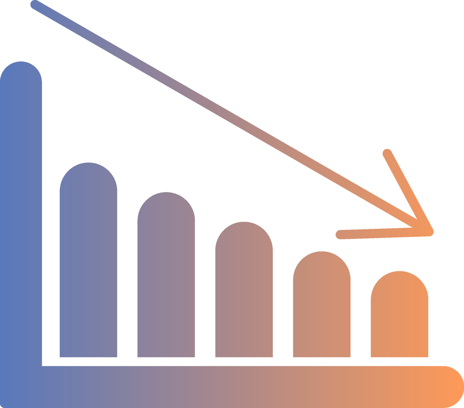 Chart Gradient Icon 36964633 Vector Art at Vecteezy