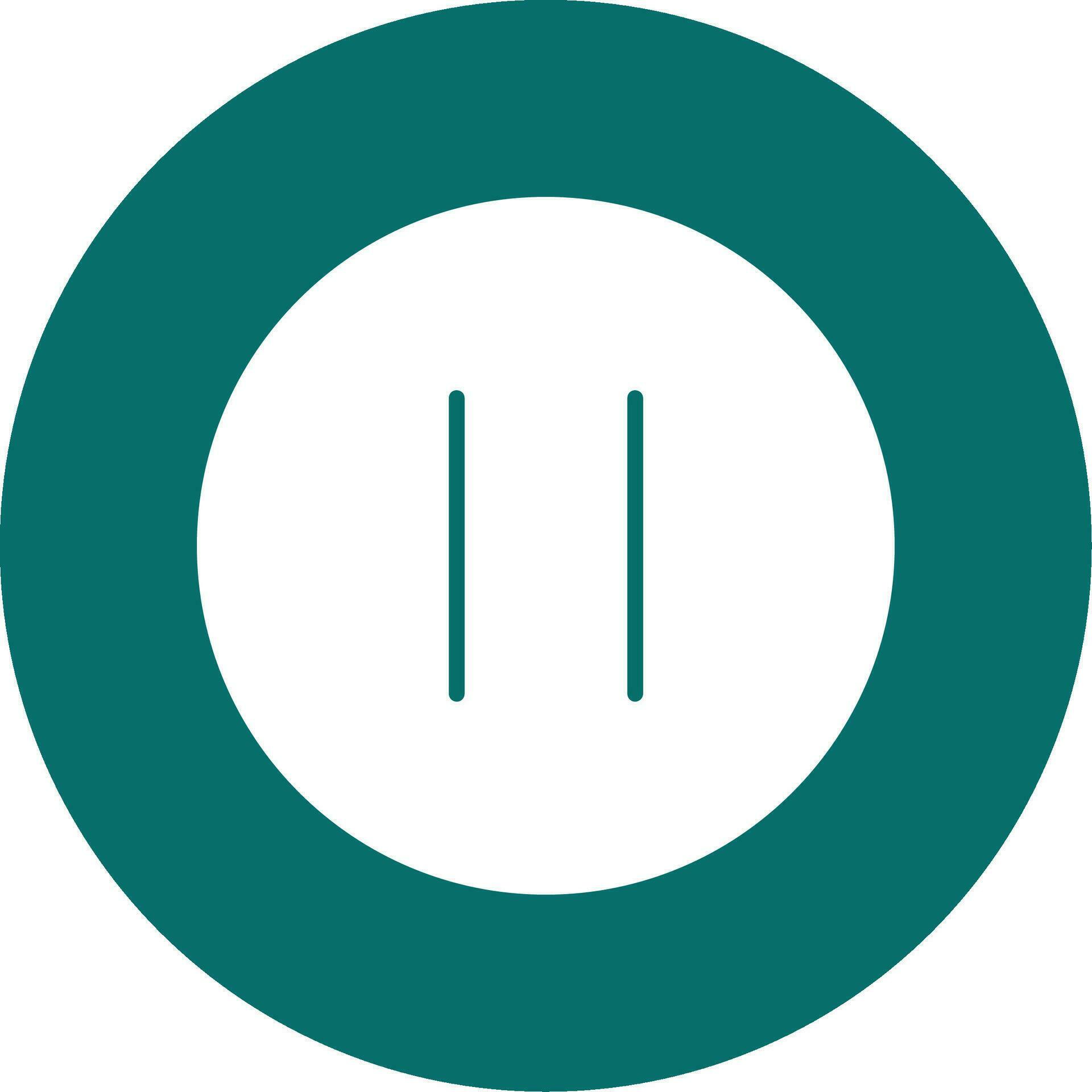 Pause Button Vector Icon 36964993 Vector Art at Vecteezy