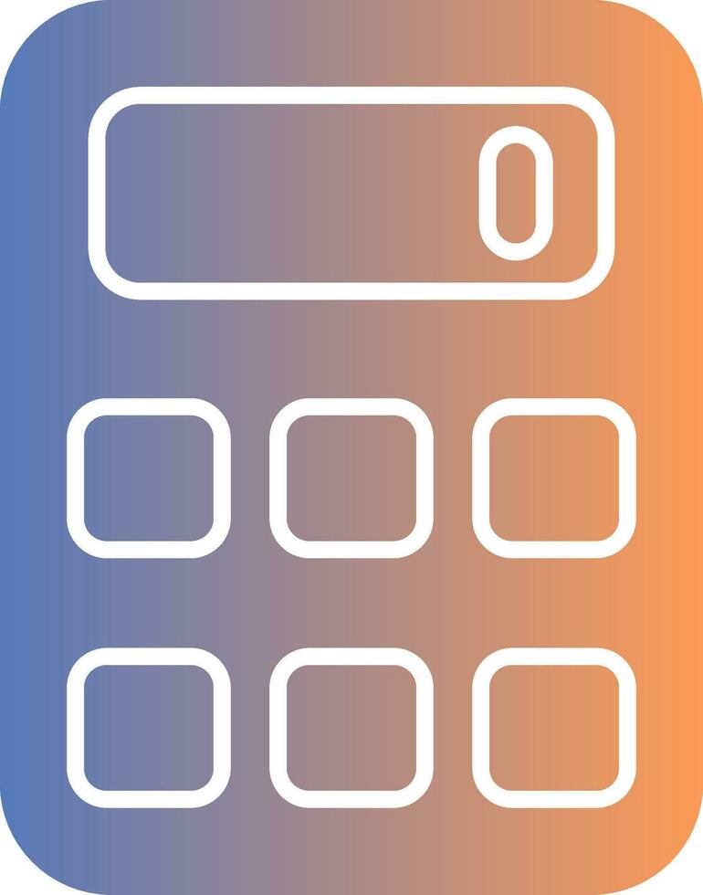 Calculator Gradient Icon 36965727 Vector Art at Vecteezy