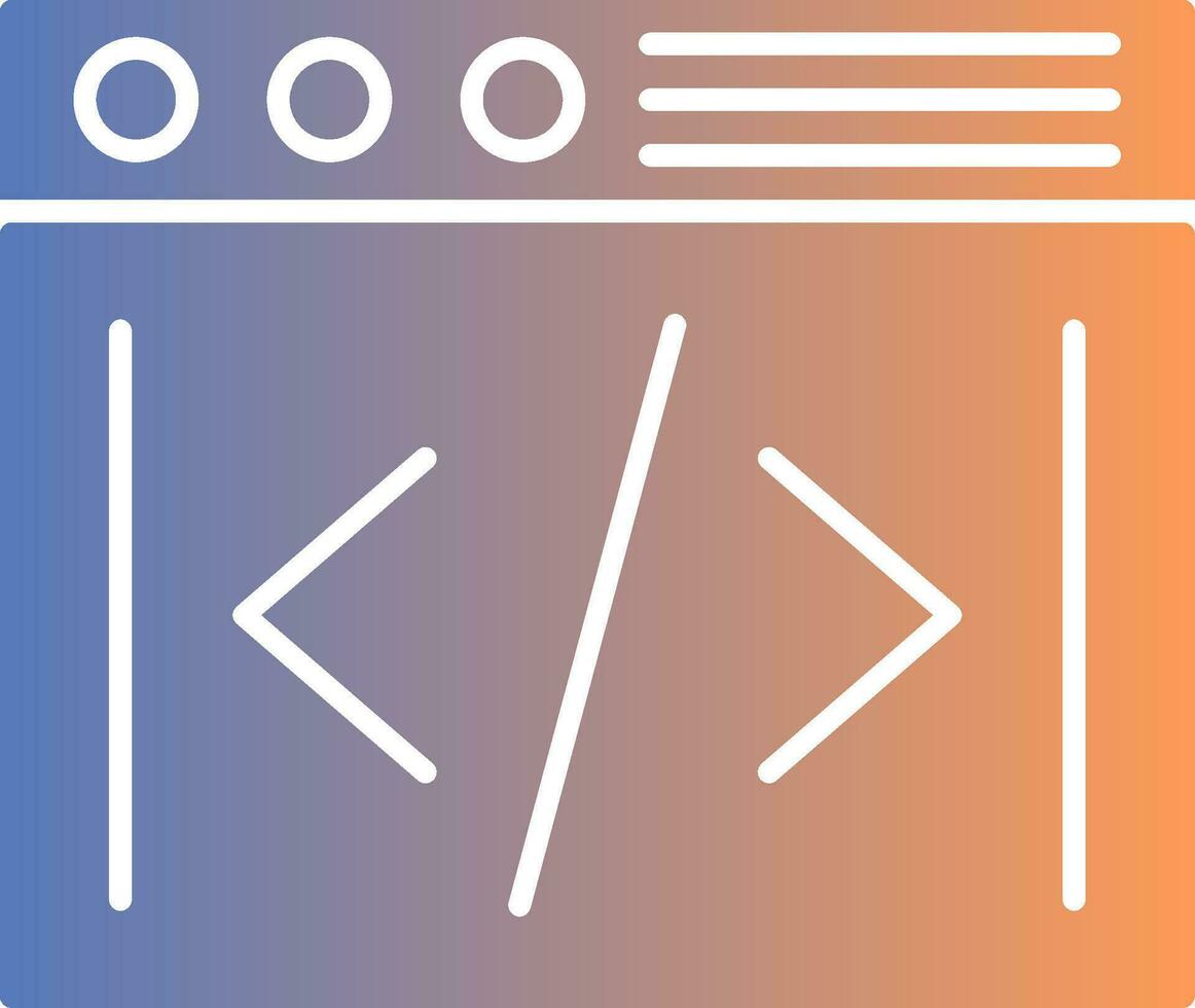 Coding Gradient Icon 36966403 Vector Art at Vecteezy