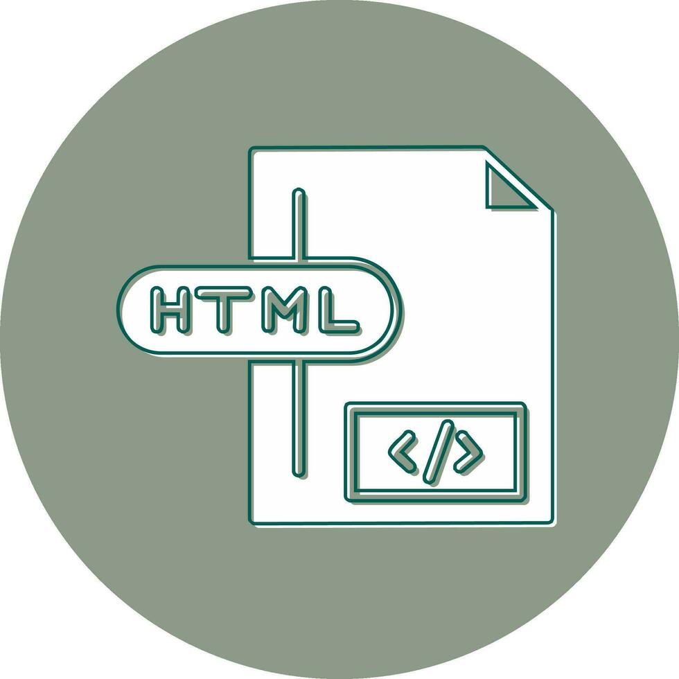 Html File Vector Icon 36968071 Vector Art at Vecteezy