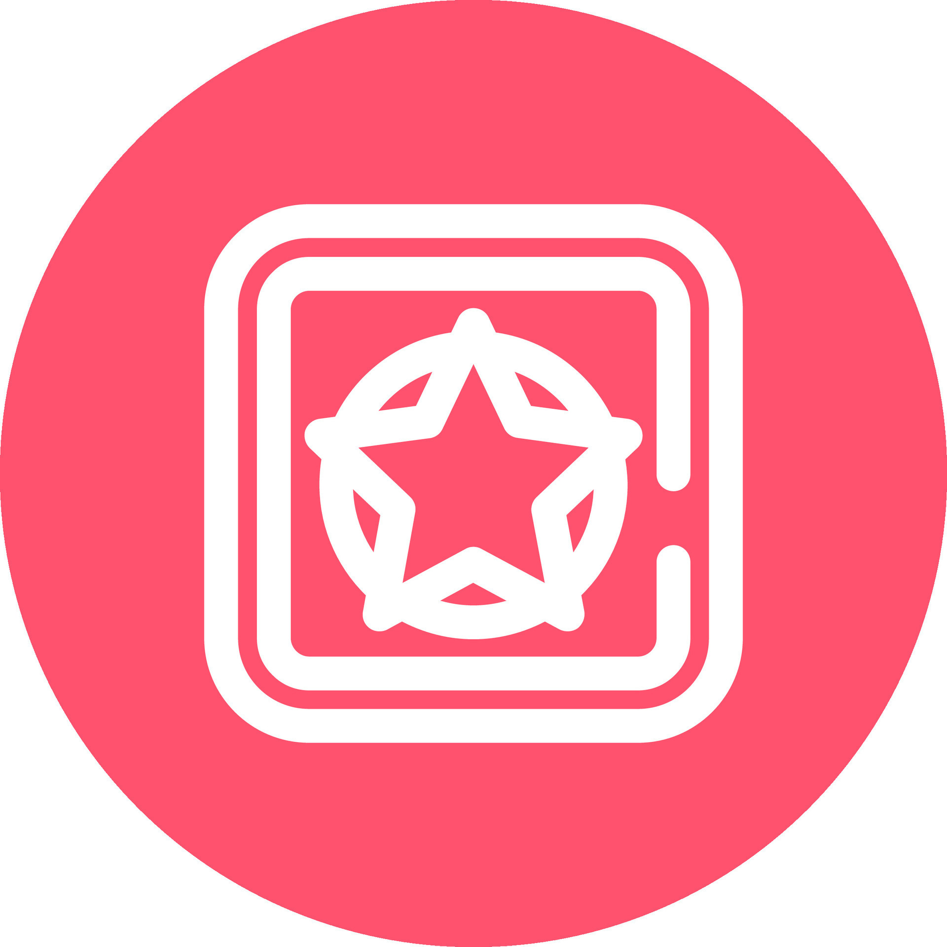 Star Line color circle Icon 36971637 Vector Art at Vecteezy