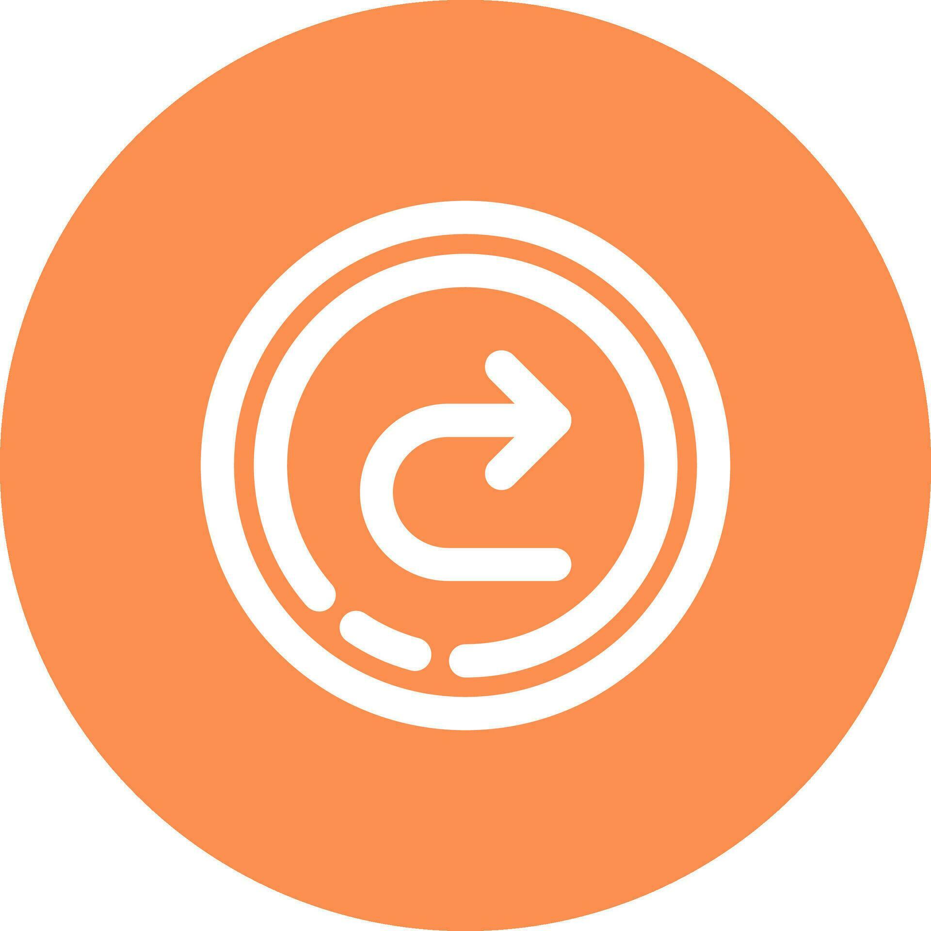 Forward Line color circle Icon 36971657 Vector Art at Vecteezy