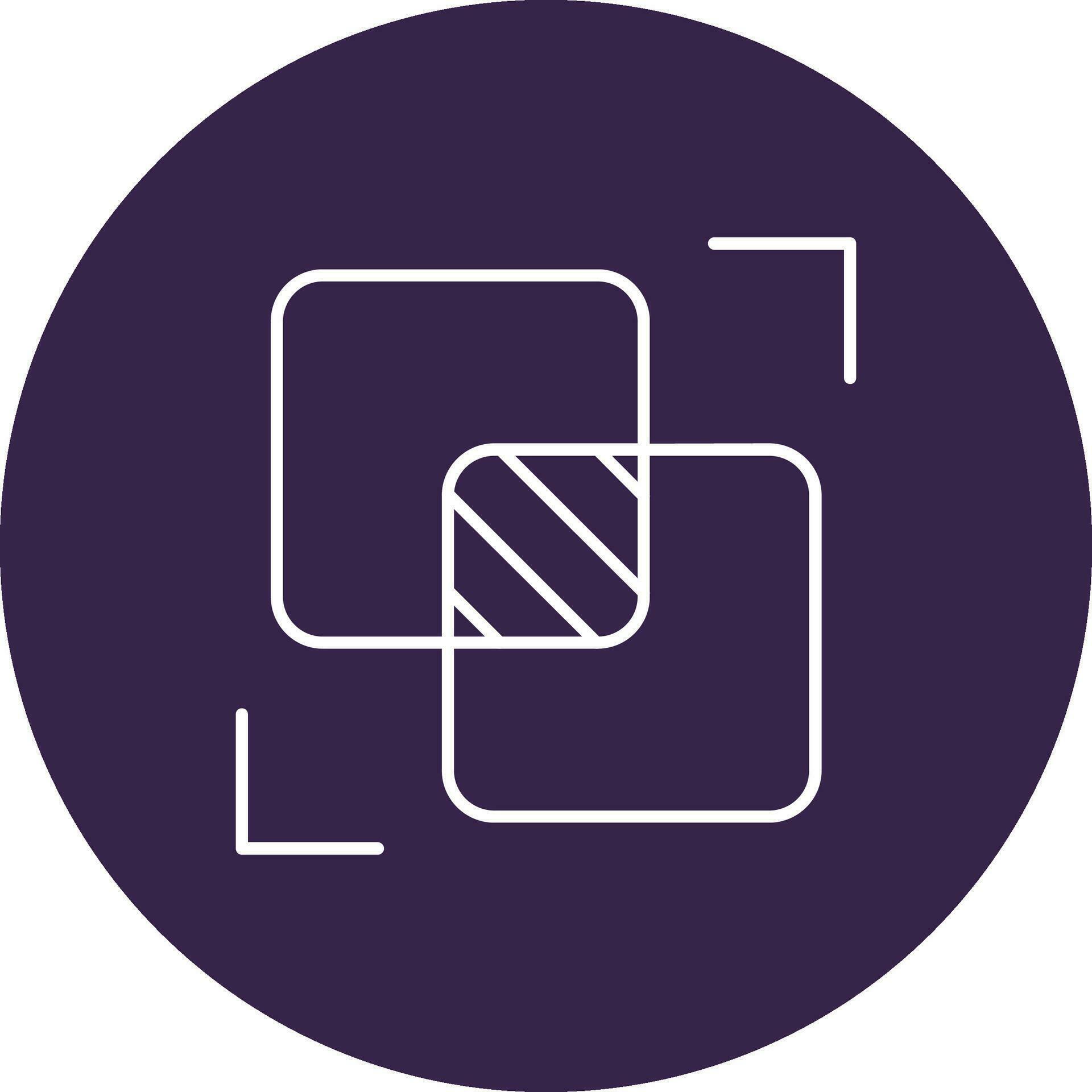 Intersect Line Color Circle Icon 36972177 Vector Art At Vecteezy