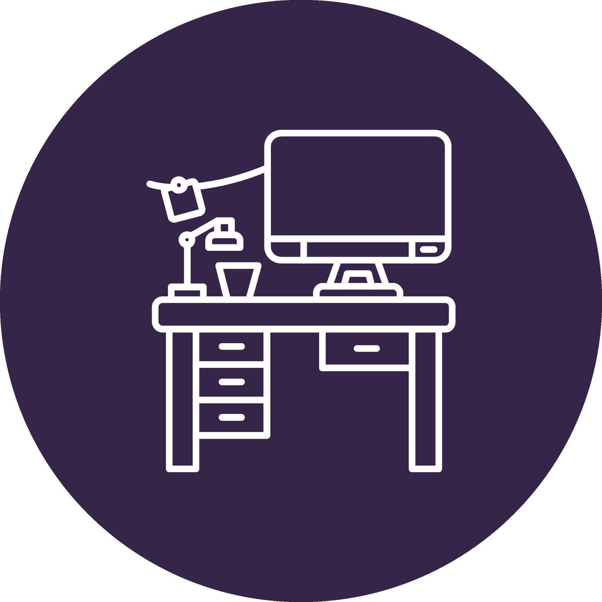Workspace Line Color Circle Icon 36972974 Vector Art At Vecteezy