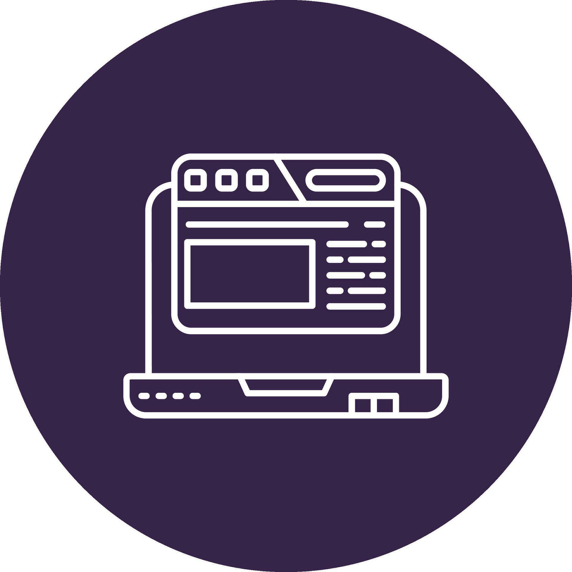 Browser Line color circle Icon 36973607 Vector Art at Vecteezy