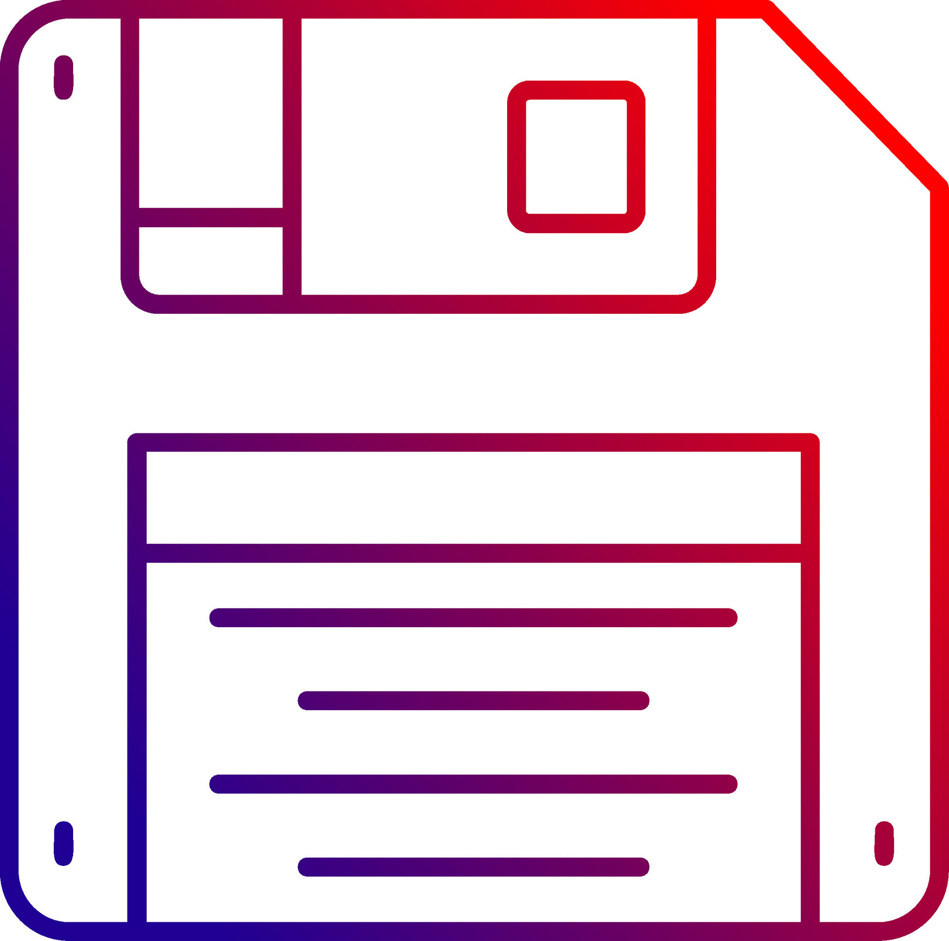 Floppy disk Line gradient Icon 36977391 Vector Art at Vecteezy Floppy disk Line gradient Icon 36977391 Vector Art at Vecteezy