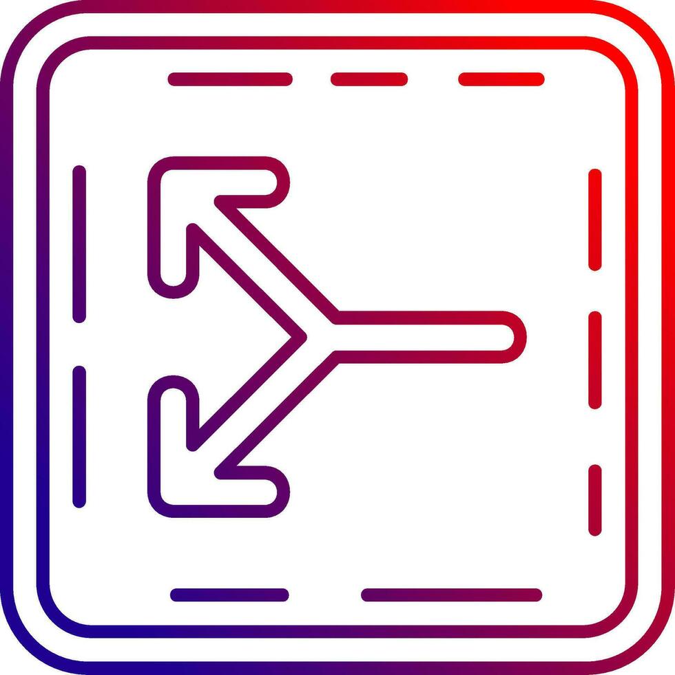 Split Line gradient Icon 36978179 Vector Art at Vecteezy