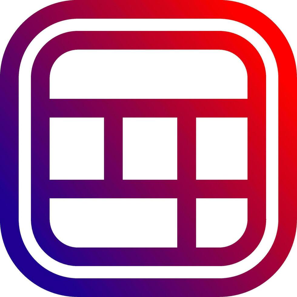 Layout Line Gradient Icon 36978552 Vector Art At Vecteezy