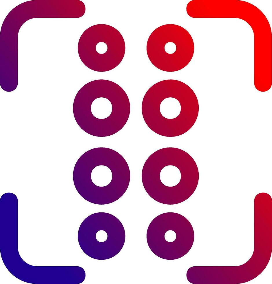 Reorder Dots Vertical Line Gradient Icon 36978680 Vector Art At Vecteezy