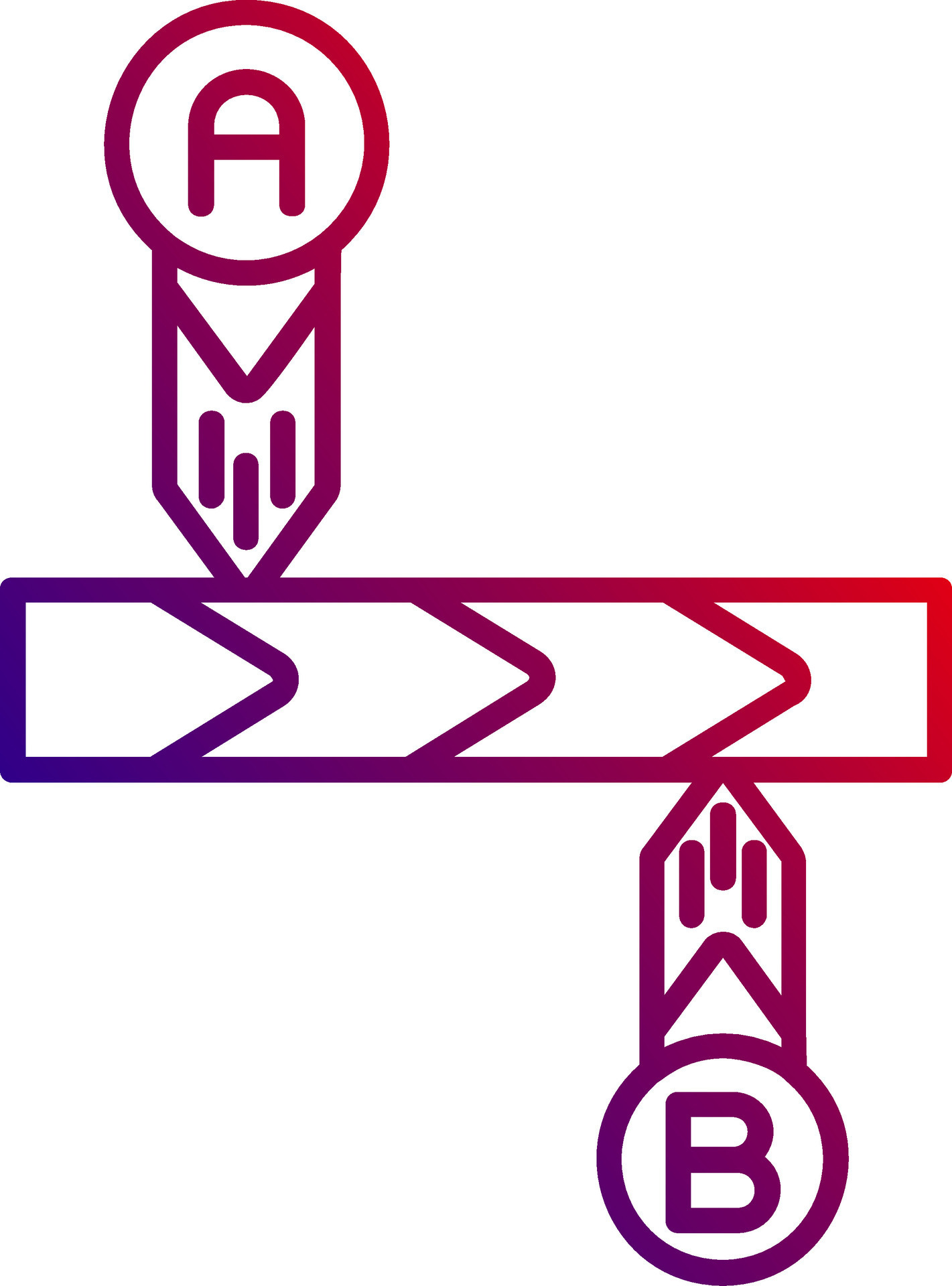 Timeline Line gradient Icon 36979242 Vector Art at Vecteezy