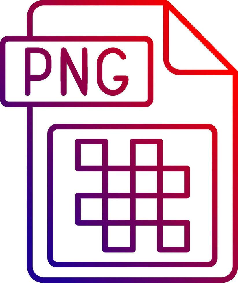 Png file format Line gradient Icon 36979722 Vector Art at Vecteezy
