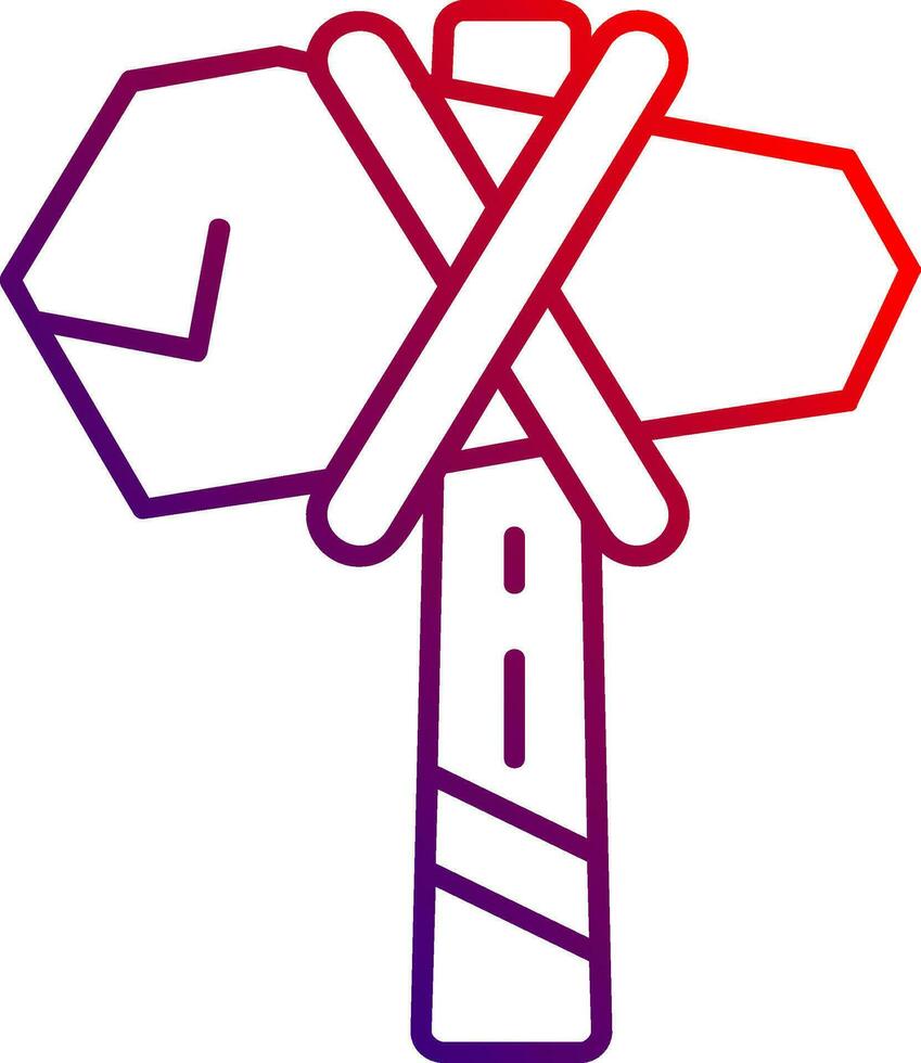 Hammer Line Gradient Icon 36980122 Vector Art At Vecteezy