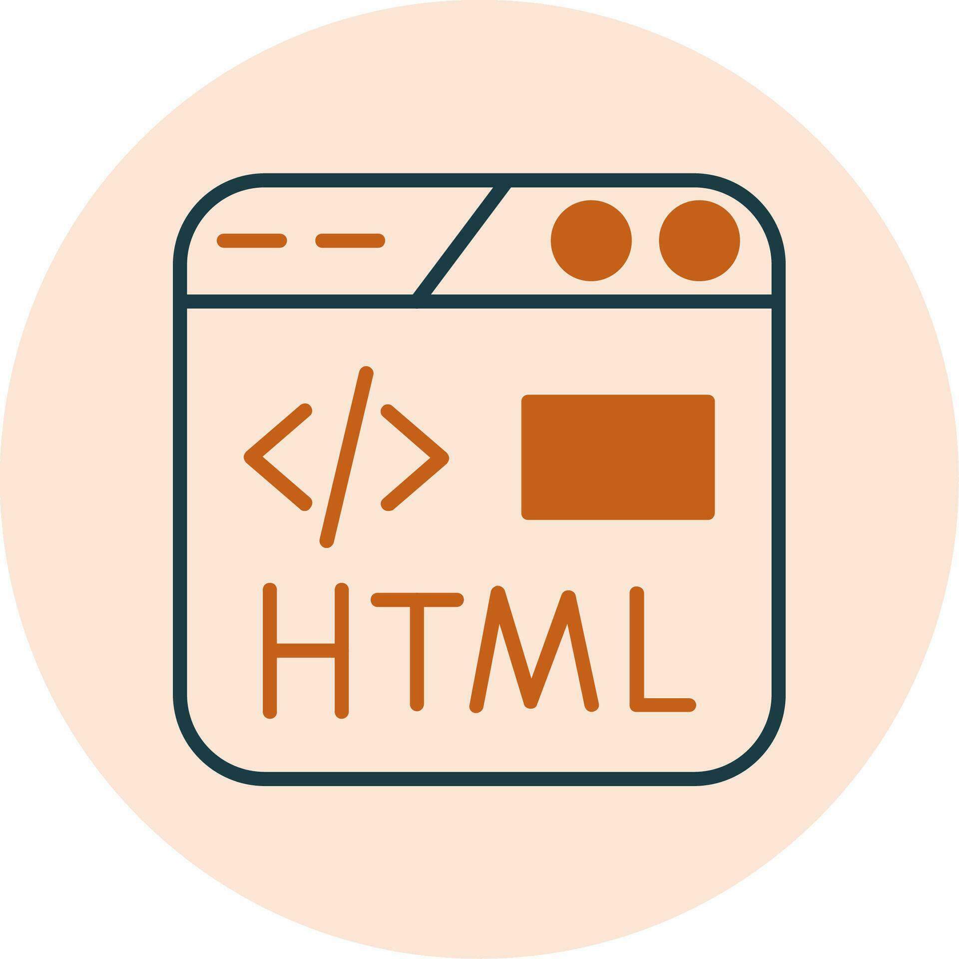 Html Vector Icon 36980570 Vector Art At Vecteezy