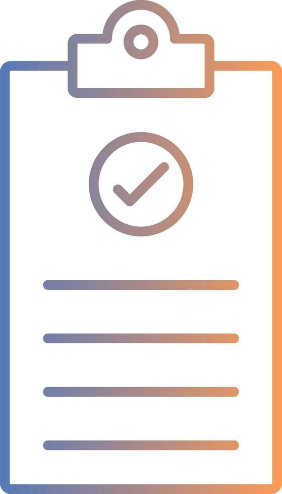 Checklist Line Gradient Icon 36982378 Vector Art at Vecteezy Checklist Line Gradient Icon 36982378 Vector Art at Vecteezy