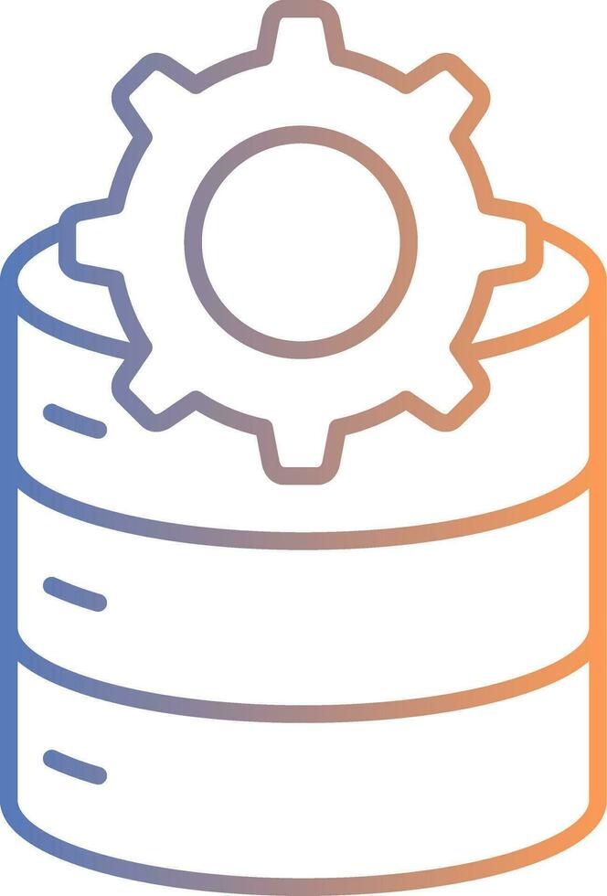 Database Management Line Gradient Icon 36982712 Vector Art At Vecteezy