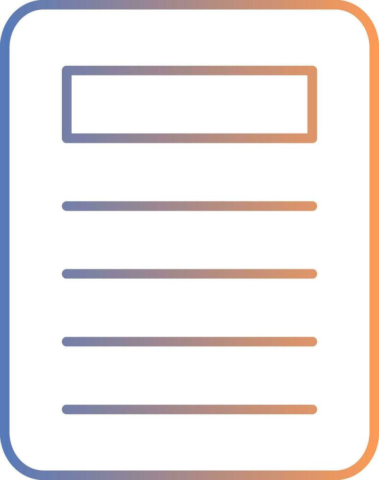 File Line Gradient Icon 36982726 Vector Art at Vecteezy