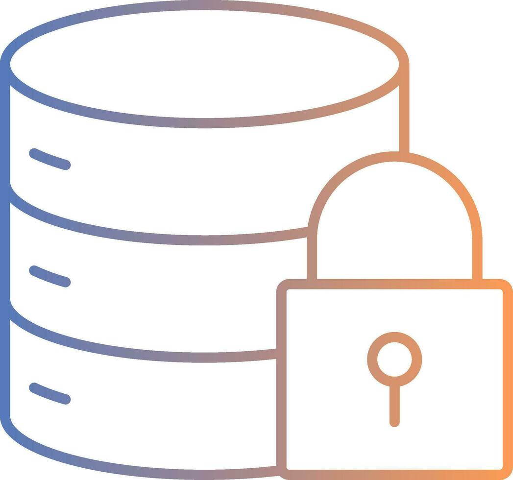 Encrypt Line Gradient Icon 36982761 Vector Art at Vecteezy