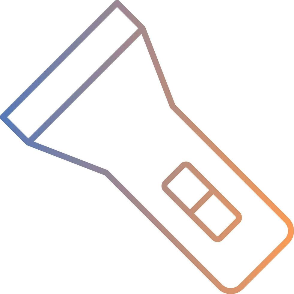 Torch Line Gradient Icon 36983844 Vector Art at Vecteezy