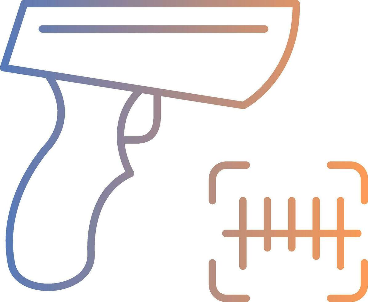 Barcode Scanner Line Gradient Icon 36985110 Vector Art At Vecteezy