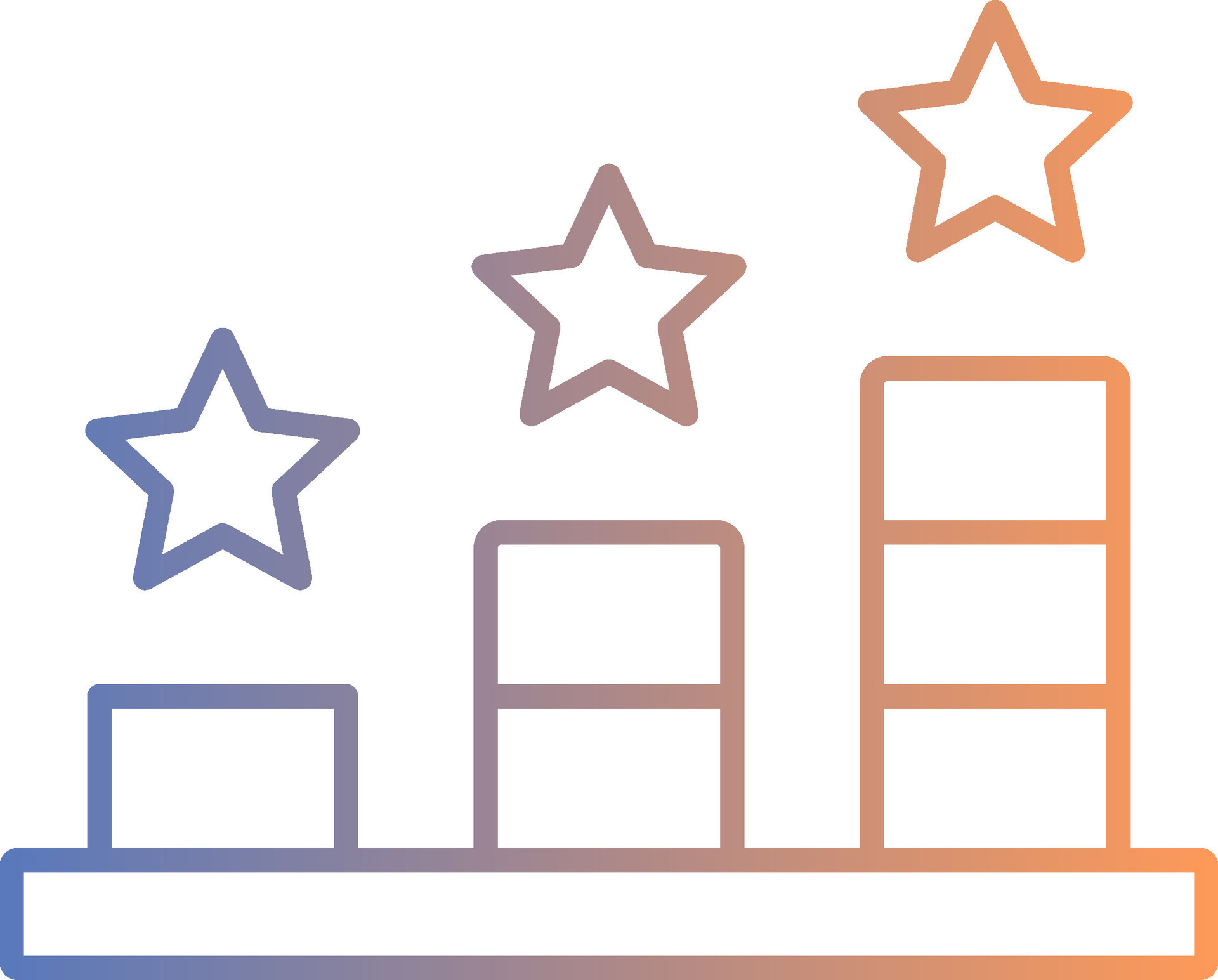 Ranking Line Gradient Icon 36985286 Vector Art at Vecteezy Ranking Line Gradient Icon 36985286 Vector Art at Vecteezy