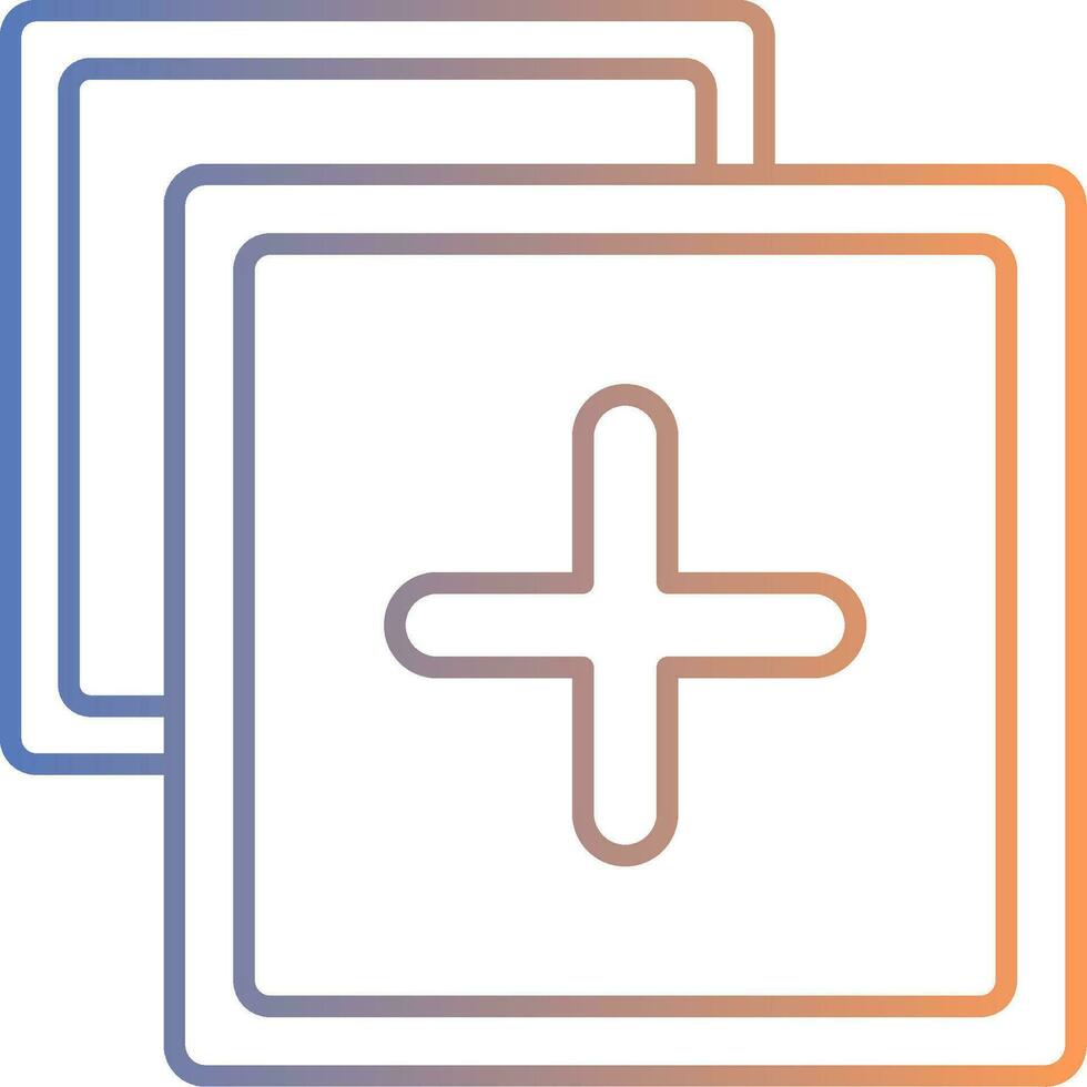 Duplicate Line Gradient Icon 36985304 Vector Art At Vecteezy