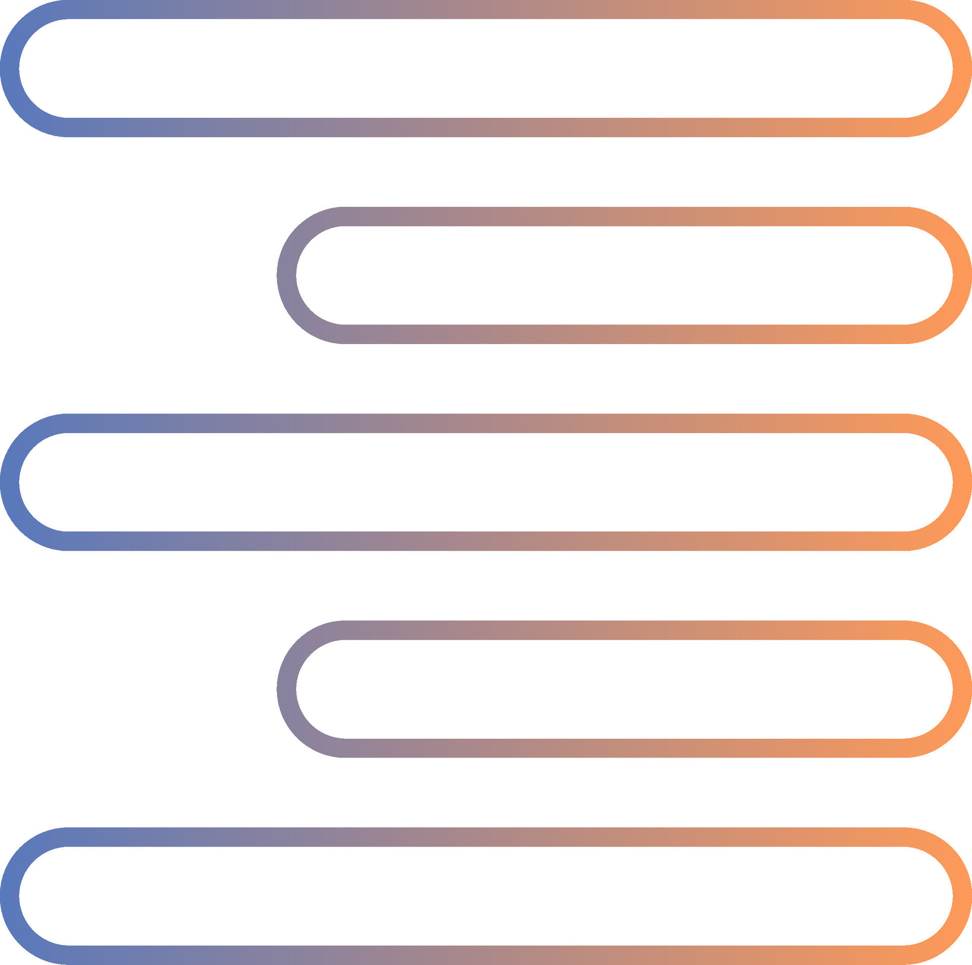 Horizontal Right Align Line Gradient Icon 36985337 Vector Art At Vecteezy