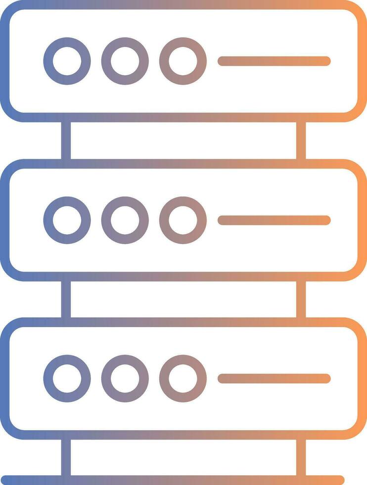 Database Line Gradient Icon 36986607 Vector Art at Vecteezy