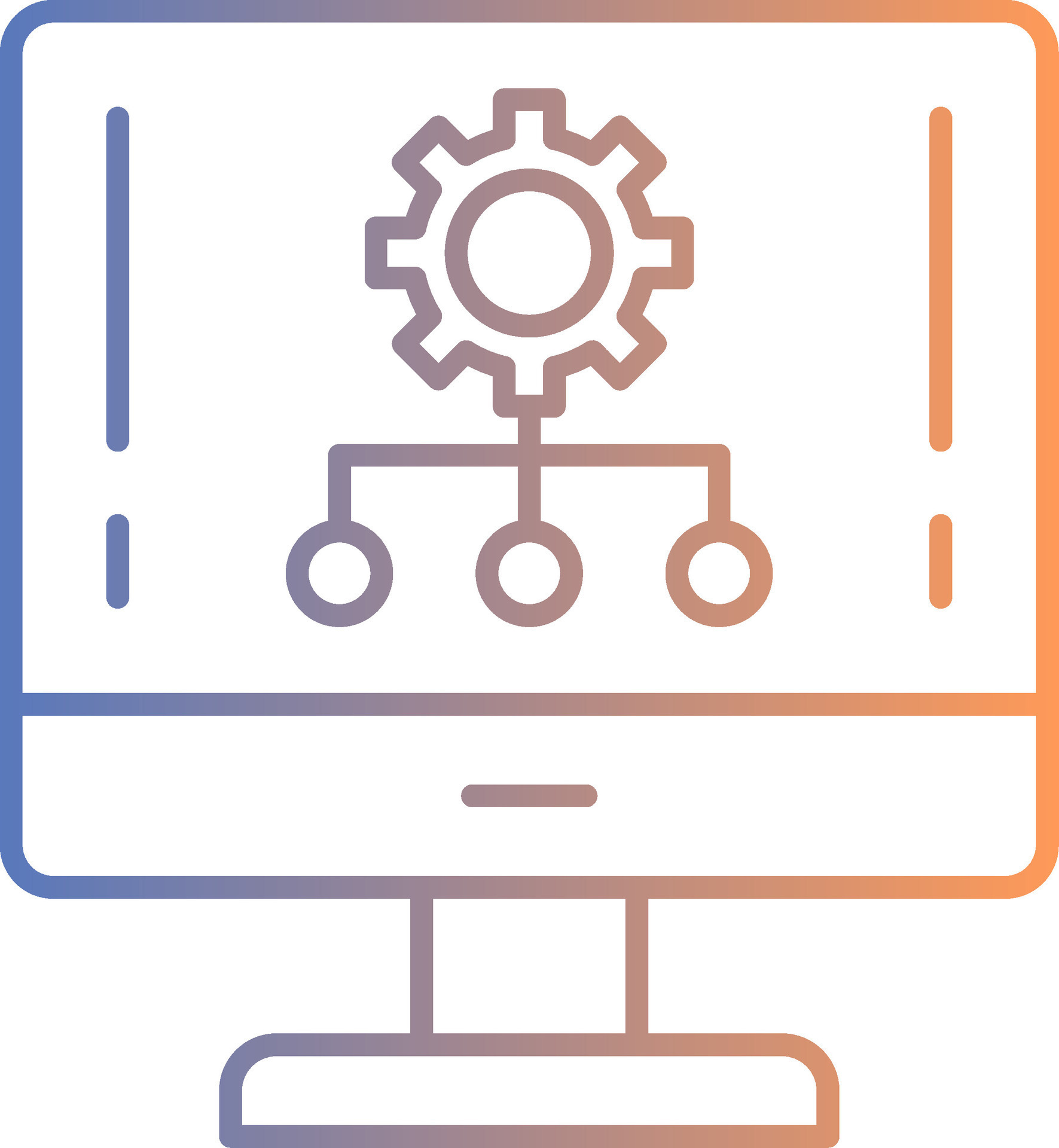 Hierarchy Line Gradient Icon 36987961 Vector Art at Vecteezy