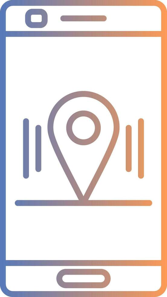 Location Line Gradient Icon 36988242 Vector Art at Vecteezy
