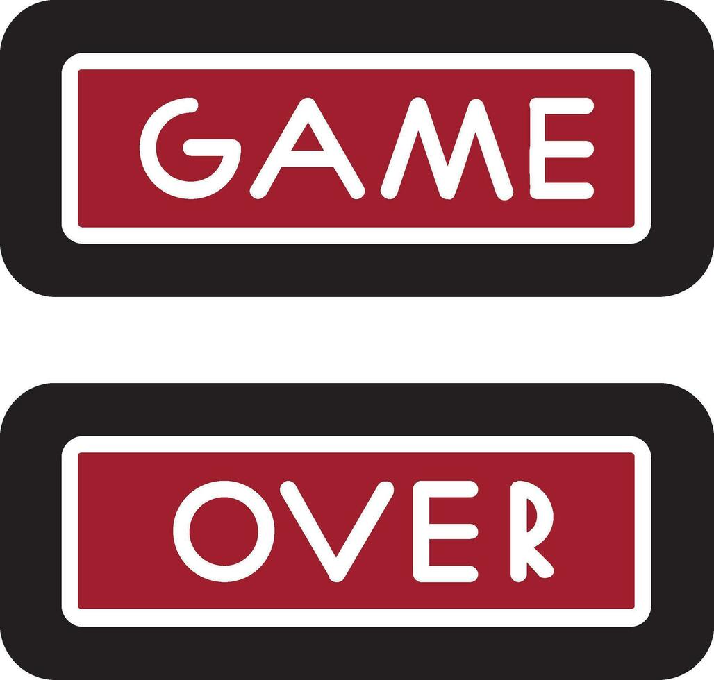 Game over Vector Icon 36989738 Vector Art at Vecteezy Game over Vector Icon 36989738 Vector Art at Vecteezy