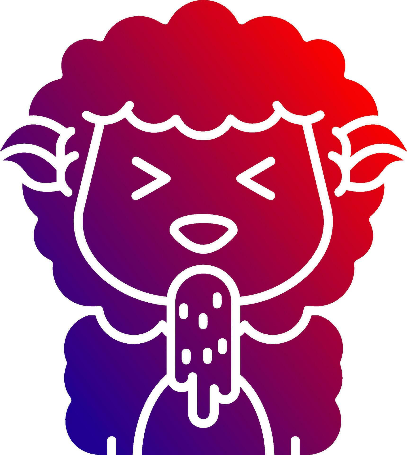 Vomit Solid Gradient Icon 36991222 Vector Art at Vecteezy