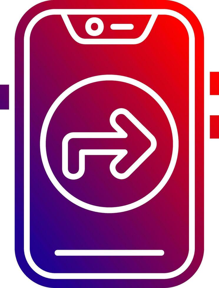 Direction Solid Gradient Icon 36992252 Vector Art at Vecteezy