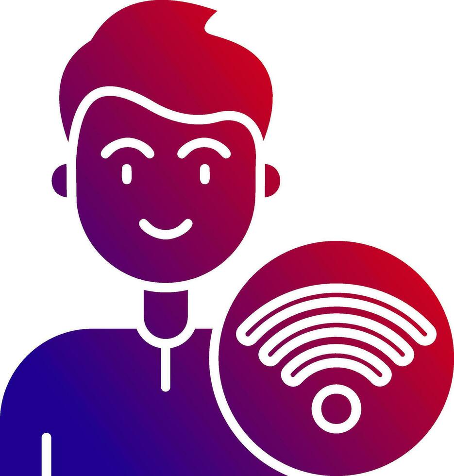 Wifi Solid Gradient Icon 36992581 Vector Art at Vecteezy