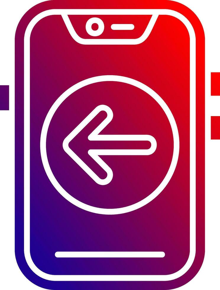 Back Solid Gradient Icon 36992588 Vector Art at Vecteezy